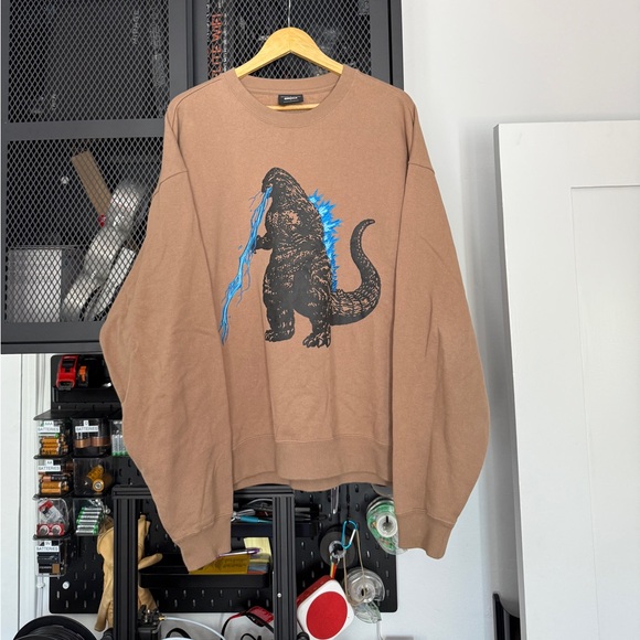 Teddy Fresh | Sweaters | Teddy Fresh X Godzilla Crewneck | Poshmark